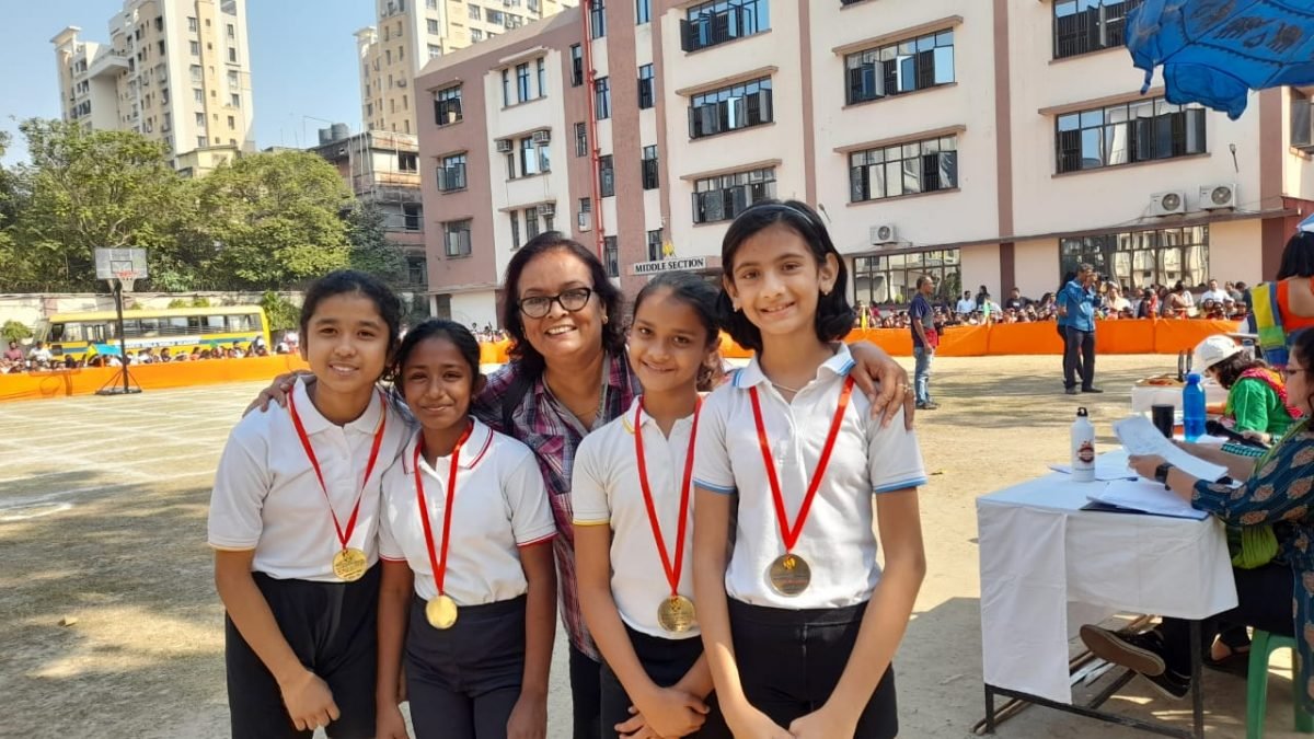 First in Inter-School Invitational Relay Race organised by Mahadevi ...