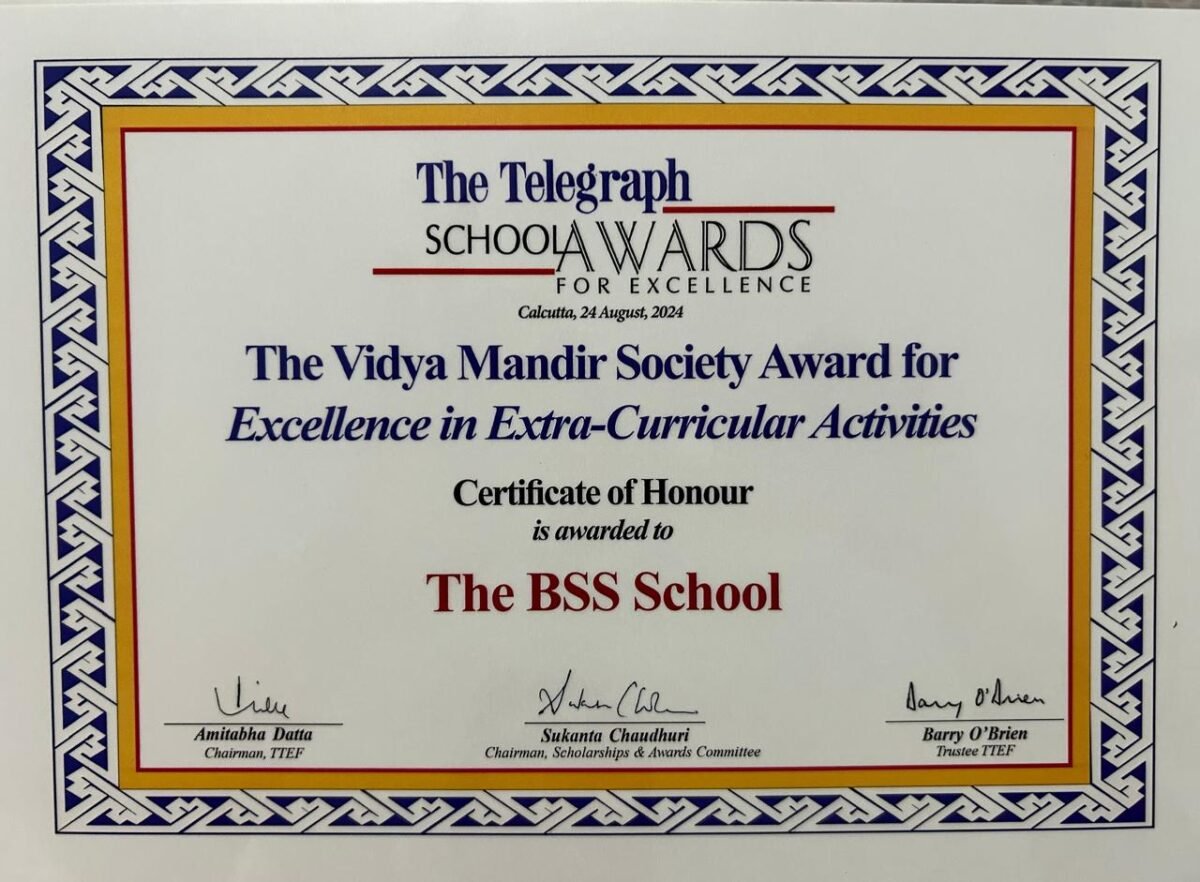 The Telegraph School Awards For Excellence, 2024 – The BSS School