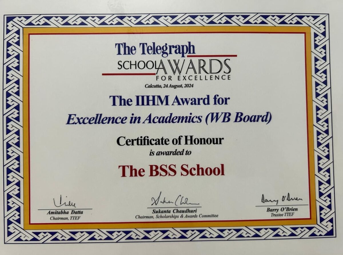 The Telegraph School Awards For Excellence, 2024 – The BSS School